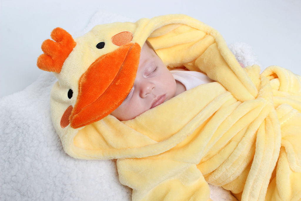 Personalised Baby Duck Dressing Gown Robe – TheBabyBoxUK